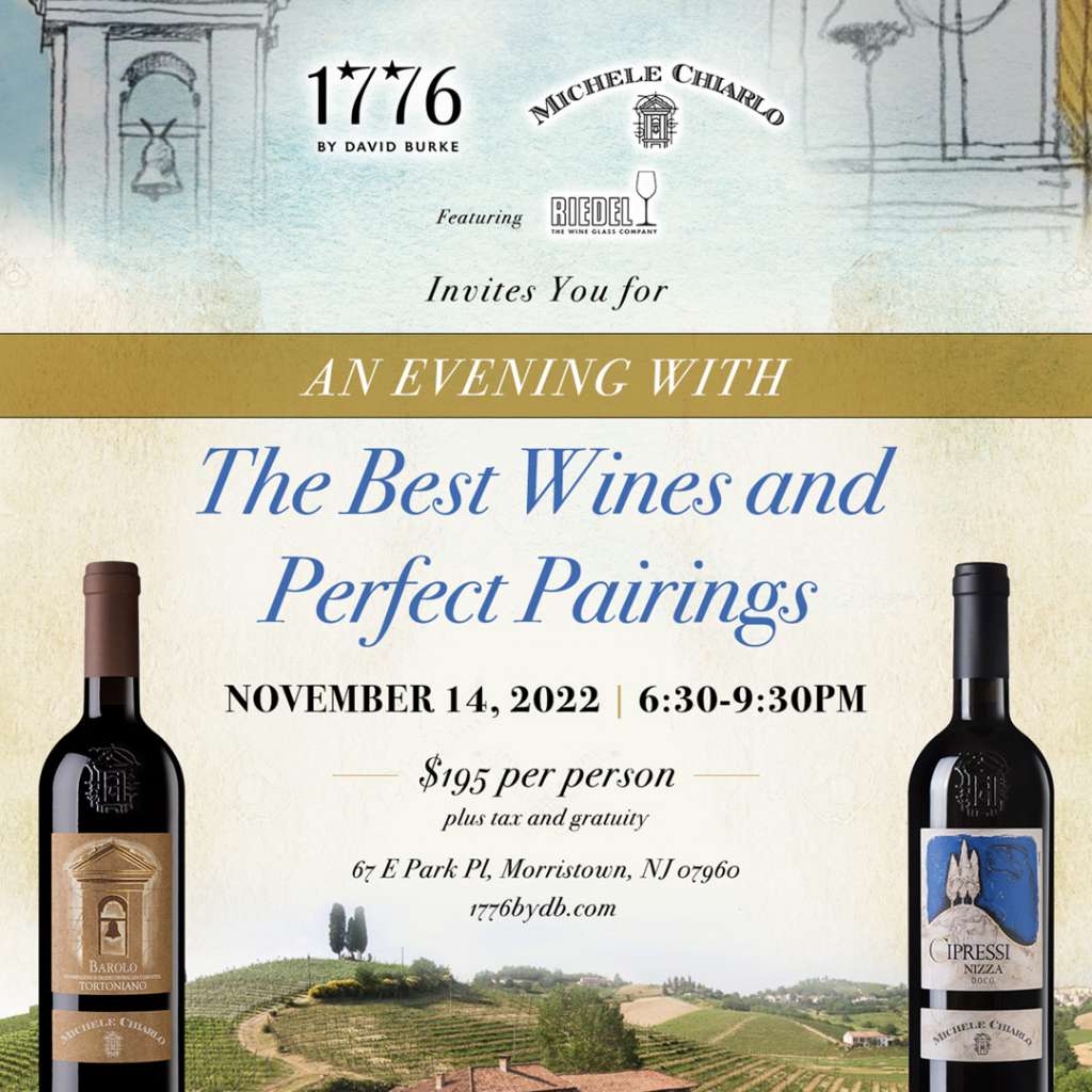 M. Chiarlo Wine Dinner at 1776 by David Burke - Chef David Burke